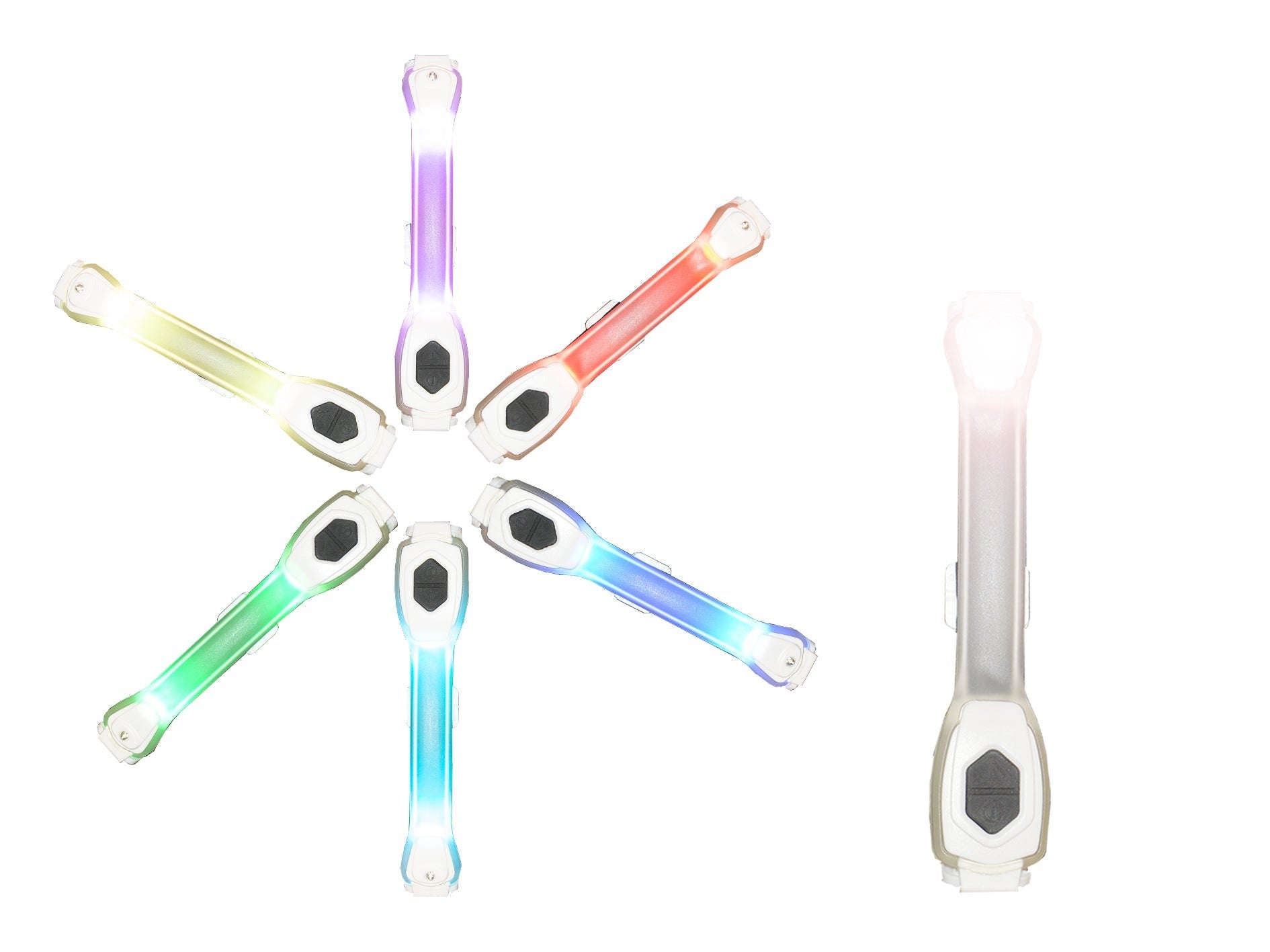 Multi-Coloured Light Up Armband with Torch – LightupU